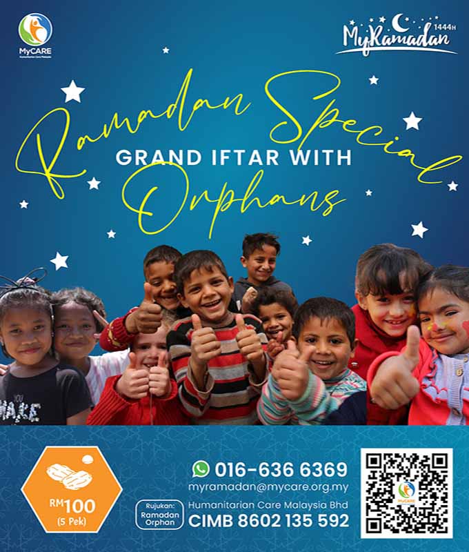 Grand Iftar with Orphans - MyCARE