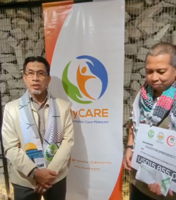 Sumbangan Palestin daripada CHNS-Humanity Thailand - MyCARE
