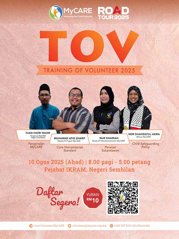 Peluang jadi sukarelawan MyCARE - MyCARE